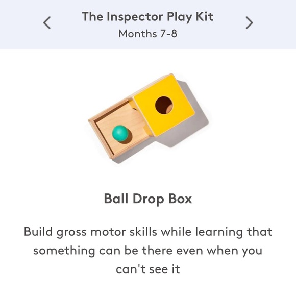 Lovevery | Toys | Lovevery Ball Drop Box Wooden Inspector Play Kit 78 ...